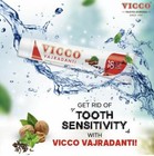 Vicco Vajradanti Ayurvedic Herbal Toothpaste -18 Natural Herbs for ...