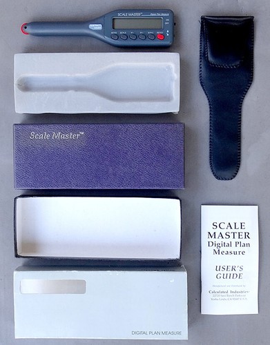 Scale Master Portable Digital Plan Measure & Case Box Calculated ...