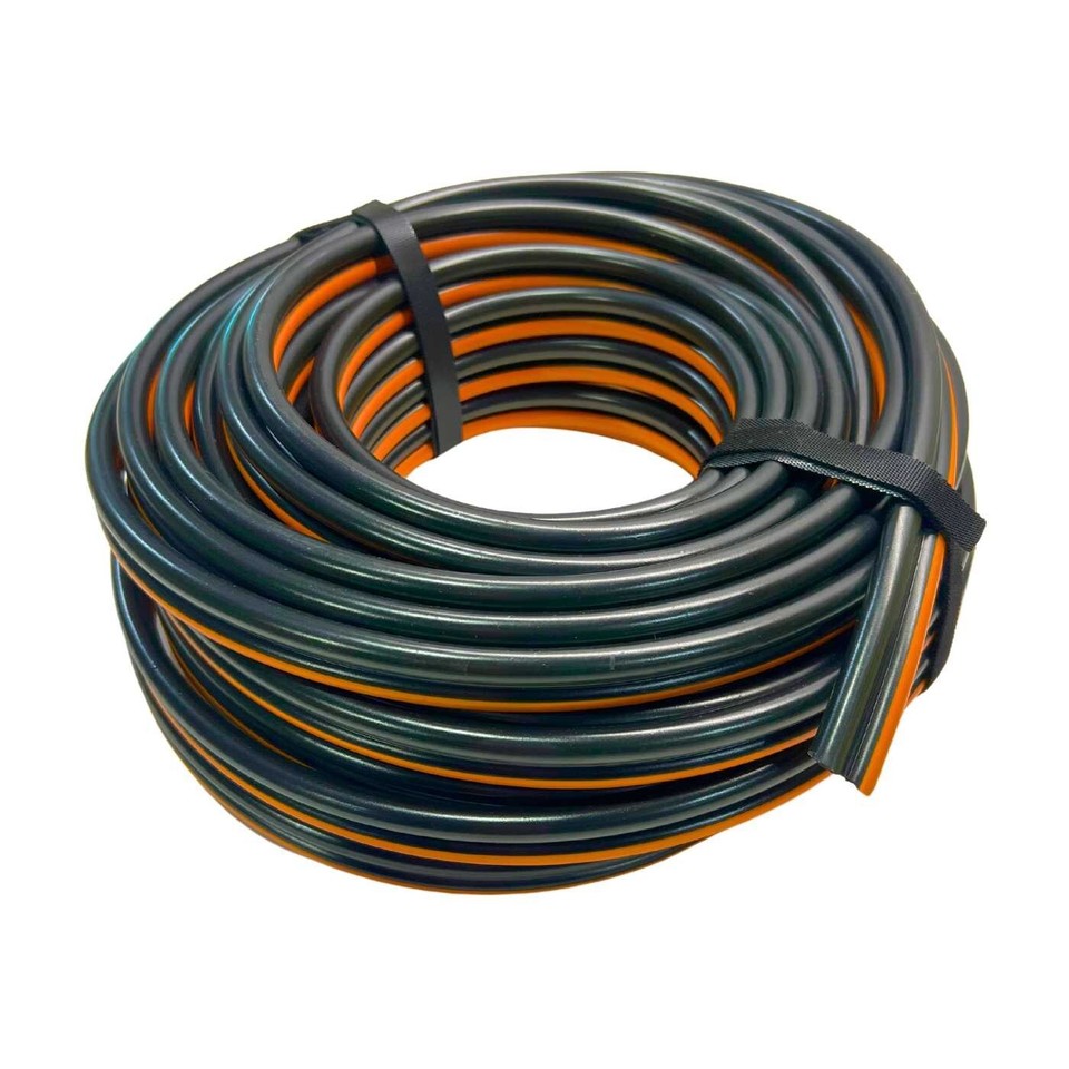 6 Gauge Dual Conductor Copper Wire - 100' Orange/Black Booster Cable ...
