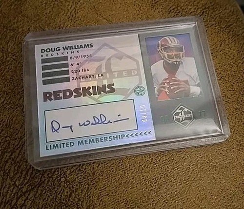 2023 Limited Doug Williams auto autograph 3/10 WASHINGTON REDSKINS | eBay