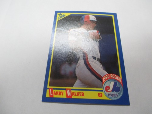 Larry Walker Rookie Card Lot 1990 Score #631 X 12 Nice Lot of Hall of ...