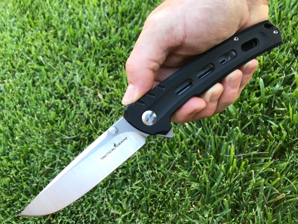 G10 EDC Pocket Knife! Ball Bearing Pivot System! Razor Sharp 4” D2 ...