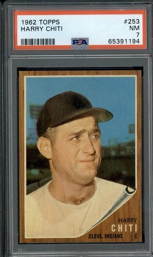 1962 Topps #253 Harry Chiti - PSA 7 | eBay