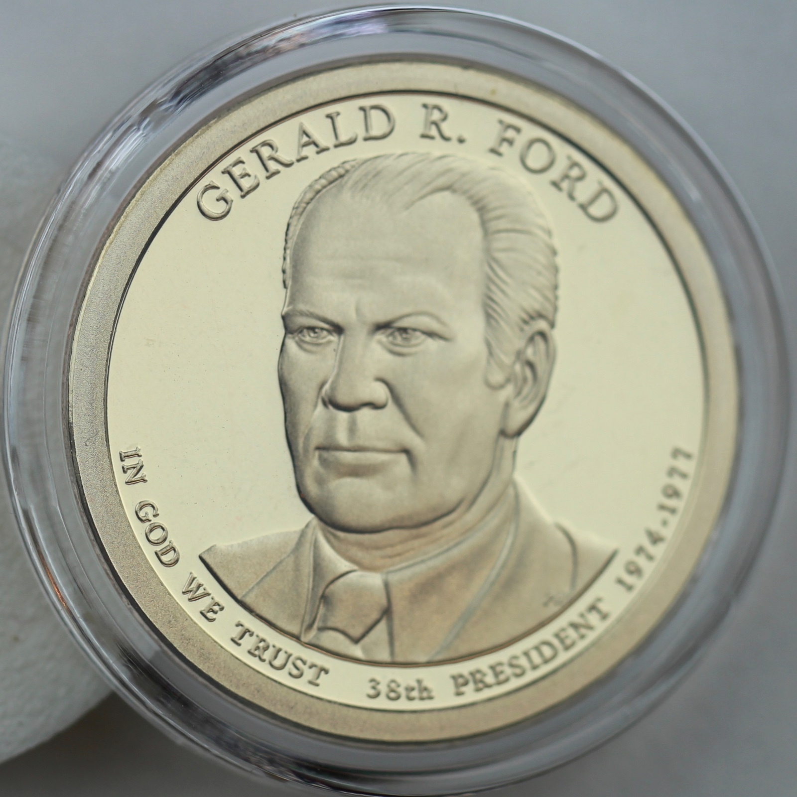 2016-S $1 Gerald R. Ford Presidential Proof in Crystal Clear Coin ...