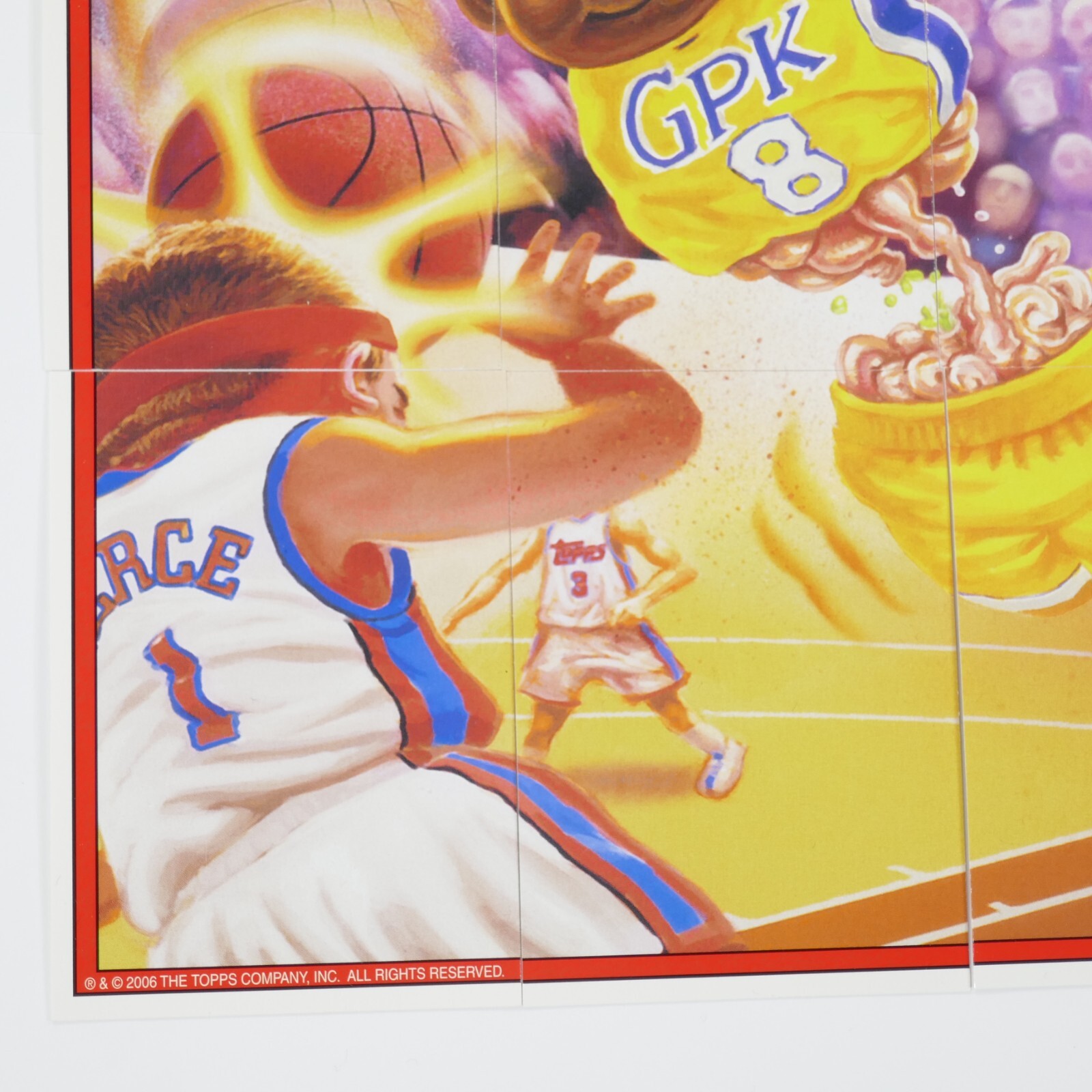 2006 ANS5 Garbage Pail Kids Slam-Dunk Dylan "Kobe Bryant" #8- 9 Card ...