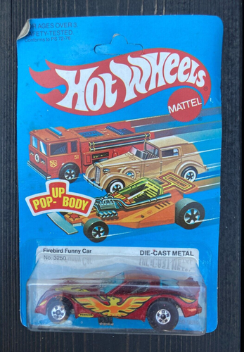 1982 Mattel Hot Wheels Firebird Funny Car Pop-Up Body No. 3250 NOS | eBay