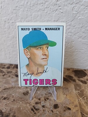 Mayo Smith 1967 Topps #321 Manager Detroit Tigers 1968 World Champs | eBay