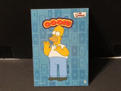 NS16 2002 TOPPS THE SIMPSONS STICKER #14 HOMER OOOH | eBay