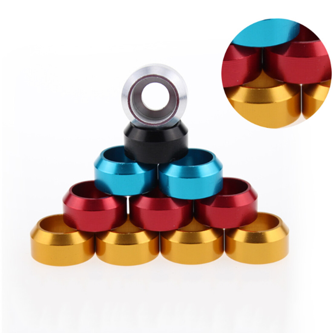 M2-M8 Aluminum Cone Cup Head Washers Anodised Gasket Load Spreading ...