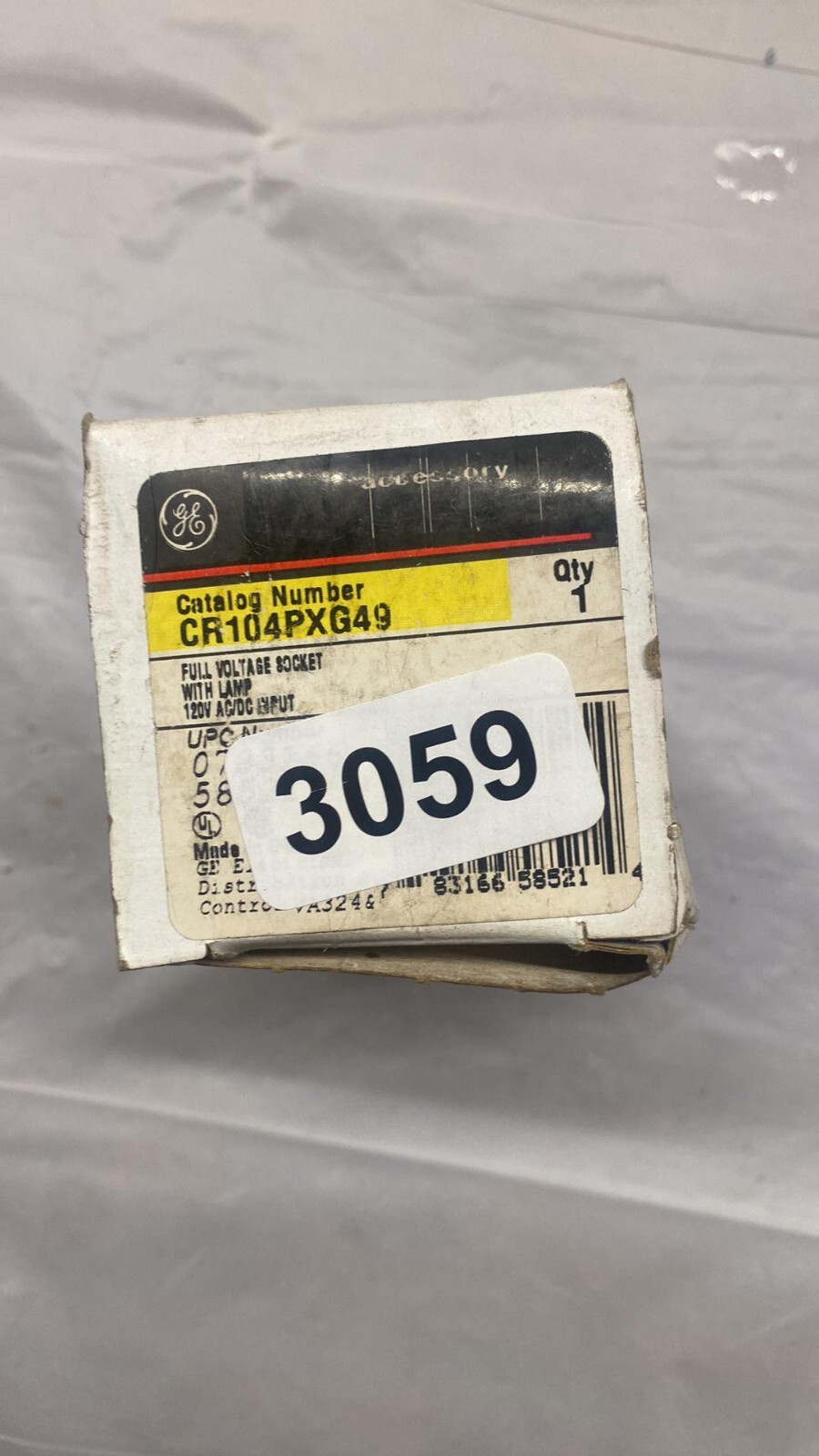 GE CR104PXG49 Lamp Socket - Red for sale online | eBay