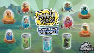 Miniverse Make it Mini DINOSAURS Jurassic World * YOU PICK * New Open ...