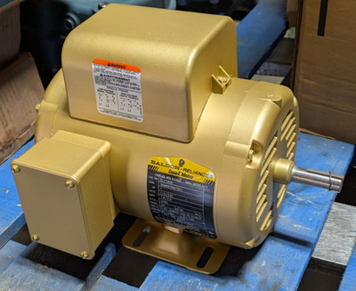 NEW BALDOR 1 HP 1 PHASE SUPER E MOTOR / EL11309 115/230 VOLT 3480 RPM ...