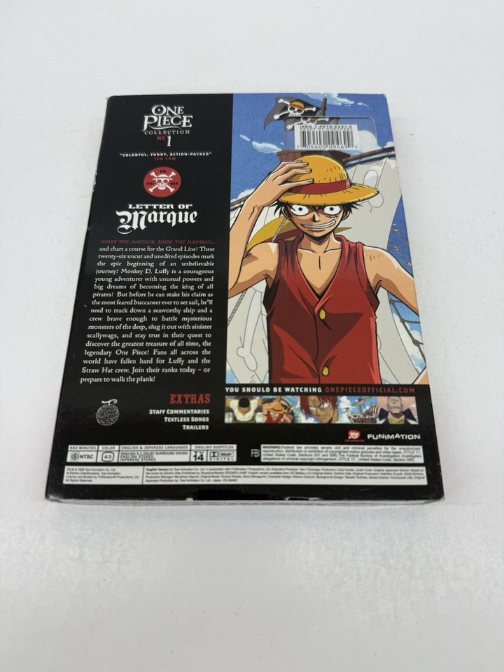One Piece: Collection One DVD - Funimation - Brand New Episodes 1-26 ...