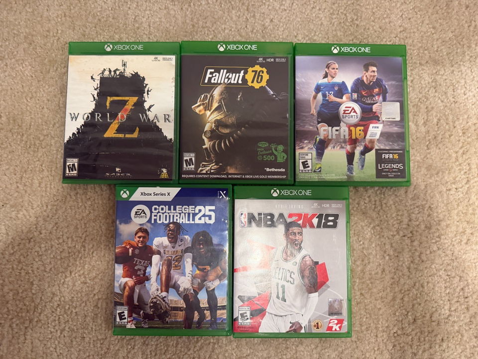 Xbox One Microsoft Game Bundle Lot of 20 Many CIB or Inserts or Online ...