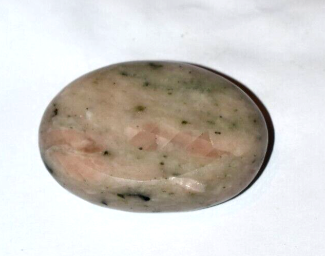 Verdant Memory Pink Feldspar Green Olivine Granite Palm Stone North ...