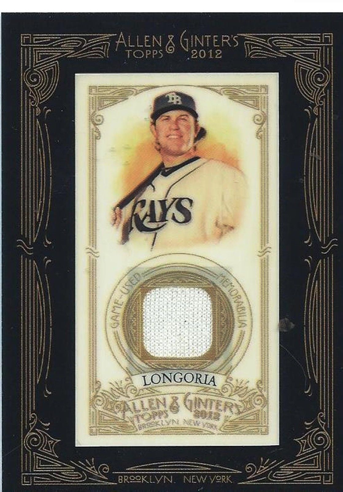 Evan Longoria 2012 Topps Allen & Ginter Mini Framed Game-Used/Relic ...