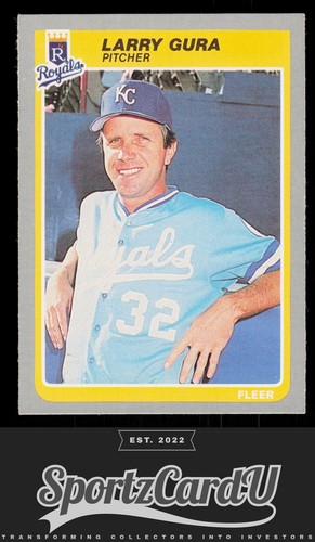 Larry Gura 1985 Fleer Near Mint or Better 10062336 | eBay
