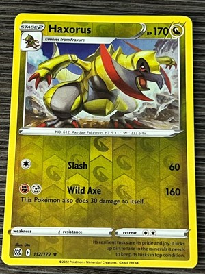 Haxorus Pokemon Card Ex
