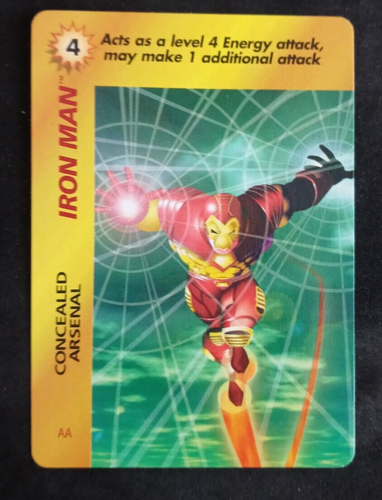 1995 Marvel Overpower Card Game Iron Man Concealed Arsenal (C) | eBay