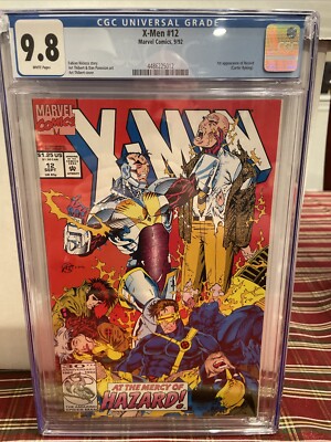 X MEN #12 CGC 9.8 1992 1st App HAZARD MARVEL COMICS WOLVERINE GAMBIT | eBay