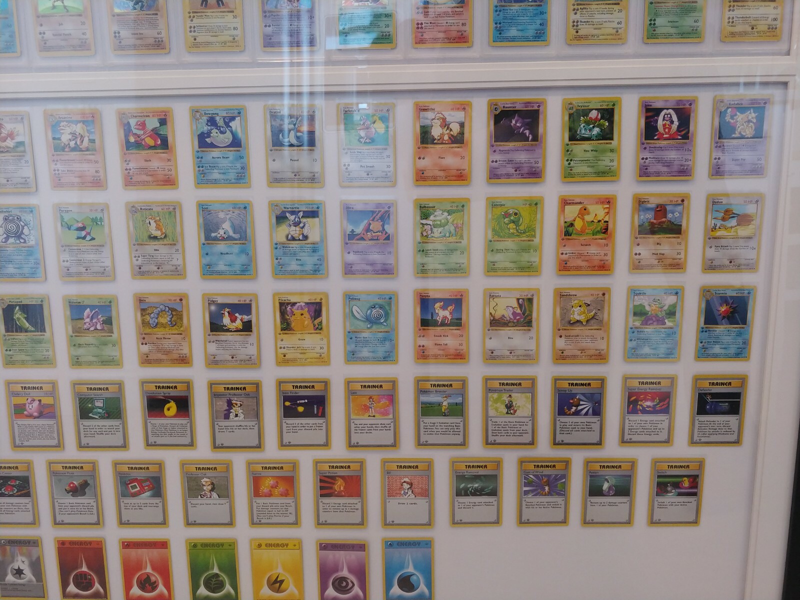 1st Edition Base Set Pokémon Cards PSA 8 Full Set | eBay