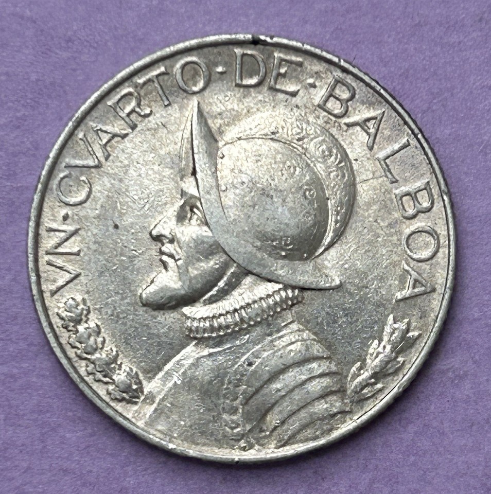 1947 Panama 1/4 Balboa Silver Coin | eBay UK