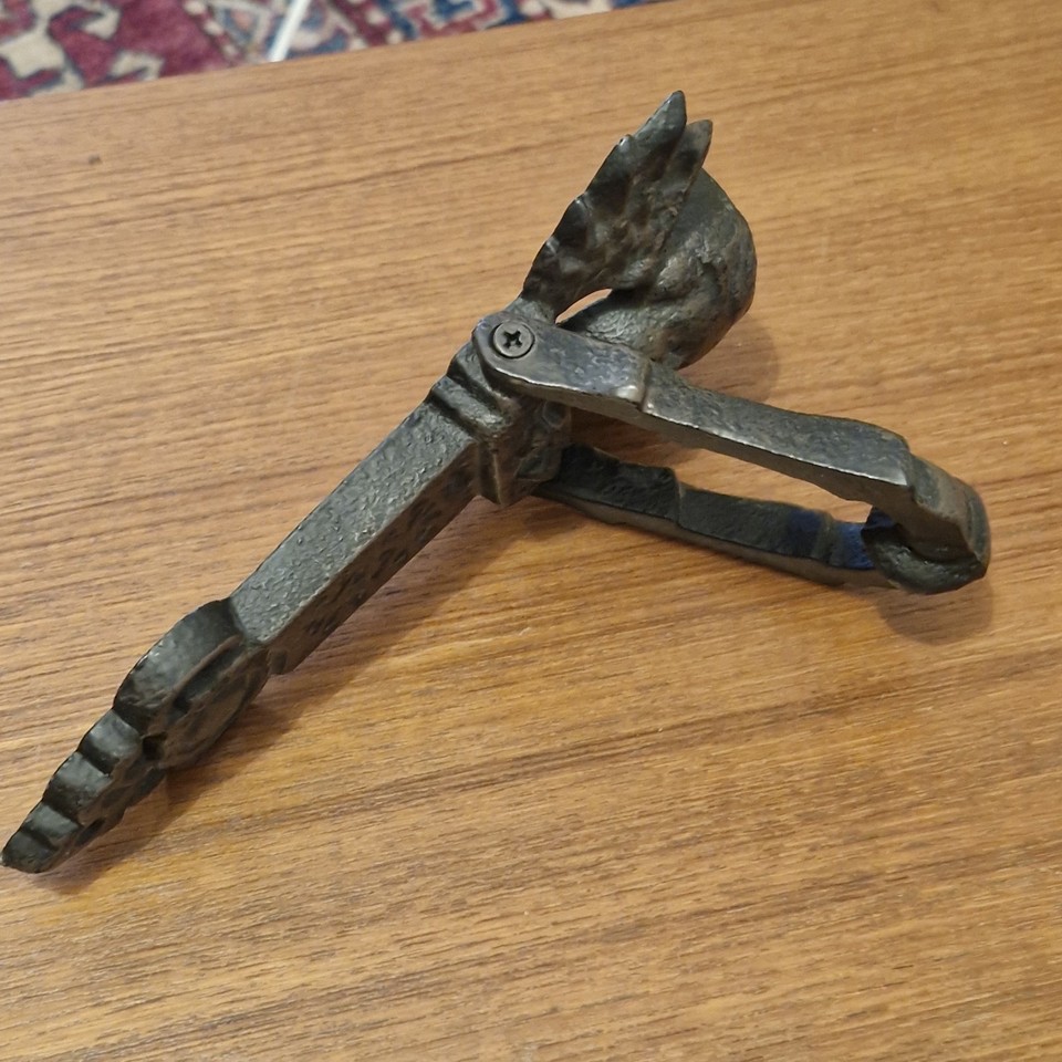 Vintage Cast Iron Guardian Angel Boy Cherub Door knocker vgc | eBay UK