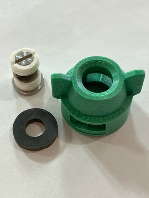 (5) TeeJet Stainless Steel TK-VS4 FloodJet Spray Tips with FREE caps ...