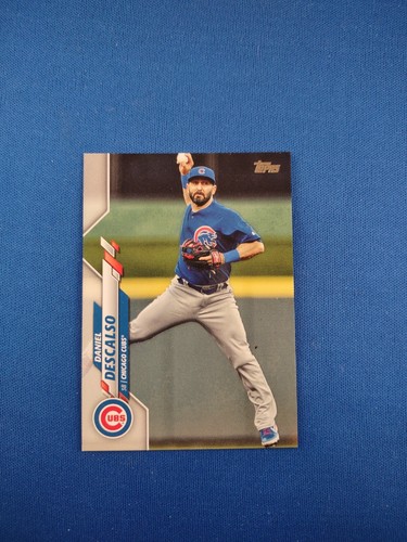 2020 Topps Update Daniel Descalso Advanced Stat Back Variation SP 96/ ...