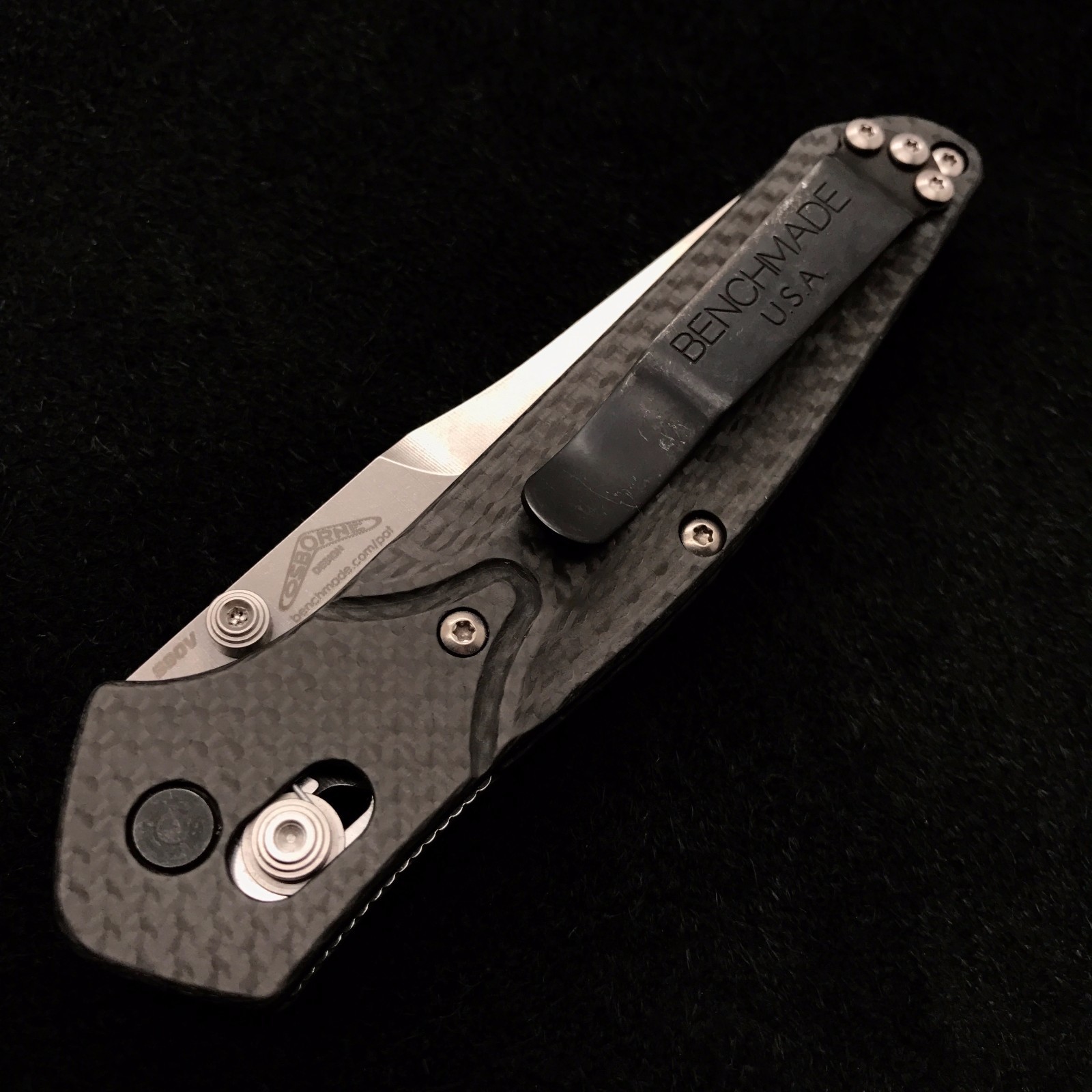 Benchmade 940-1 Osborne ~ Screw Set ~ Titanium Raw Polished (No Knife ...