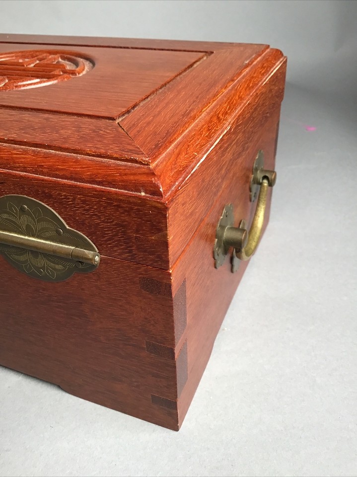 vintage i magnin Quality Hong Kong wood jewelry box | eBay