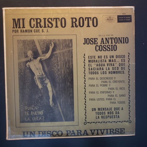 José Antonio Cossío "Mi Cristo Roto" Vinyl Record LP | eBay