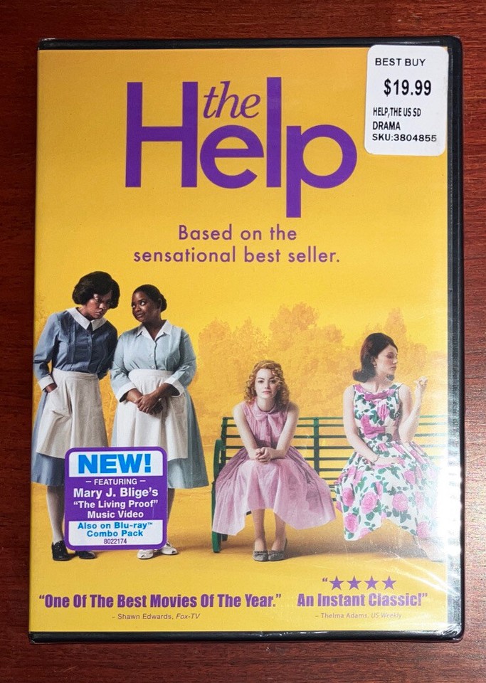 The Help (2011, DVD) Disney, Drama, Region 1, Viola Davis, Emma Stone ...
