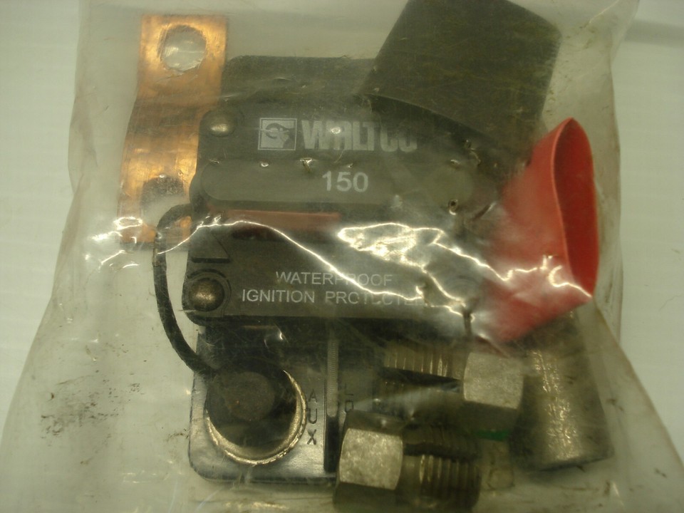 WALTCO 150 AMPS WATER PROOF SURFACE MOUNT CIRCUIT BREAKER BATTERY KIT ...