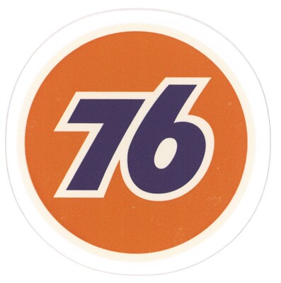 Union 76 Vintage Oil Logo Sticker (Reproduction) | eBay