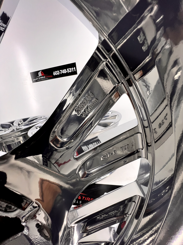 20" 4 FORD OEM F150K WHEELS RIMS No TIRES PVD CHROME ACTORY KING RANCH ...