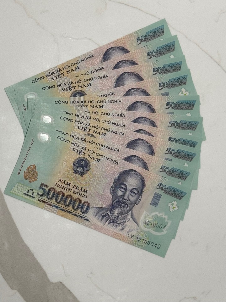 5,000,000 Vietnamese Dong. 10 X 500,000. Uncirculated | eBay