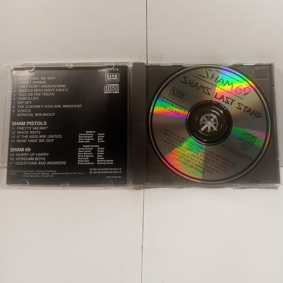 Sham 69 – Shams Last Stand - The Best Of Sham 69 Live!!: CD285 | eBay