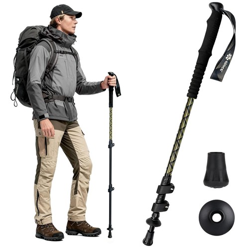 Lightweight Walking Stick - 7075 Aluminum Hiking Stick - Collapsible ...