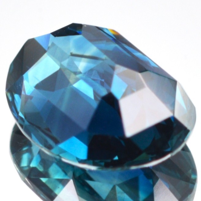 3.57Ct 100% Natural Unheated Untreated GFCO certified Vivid Teal BLUE ...