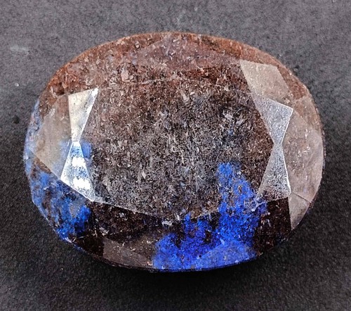 Natural CERTIFIED 620 Ct African Blue COLOR Sapphire Oval Cut Loose ...