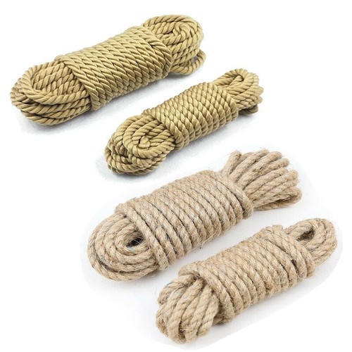 Soft/Rough Hemp Rope Bondage Rope Handcuffs Shibari Restraints Binder ...