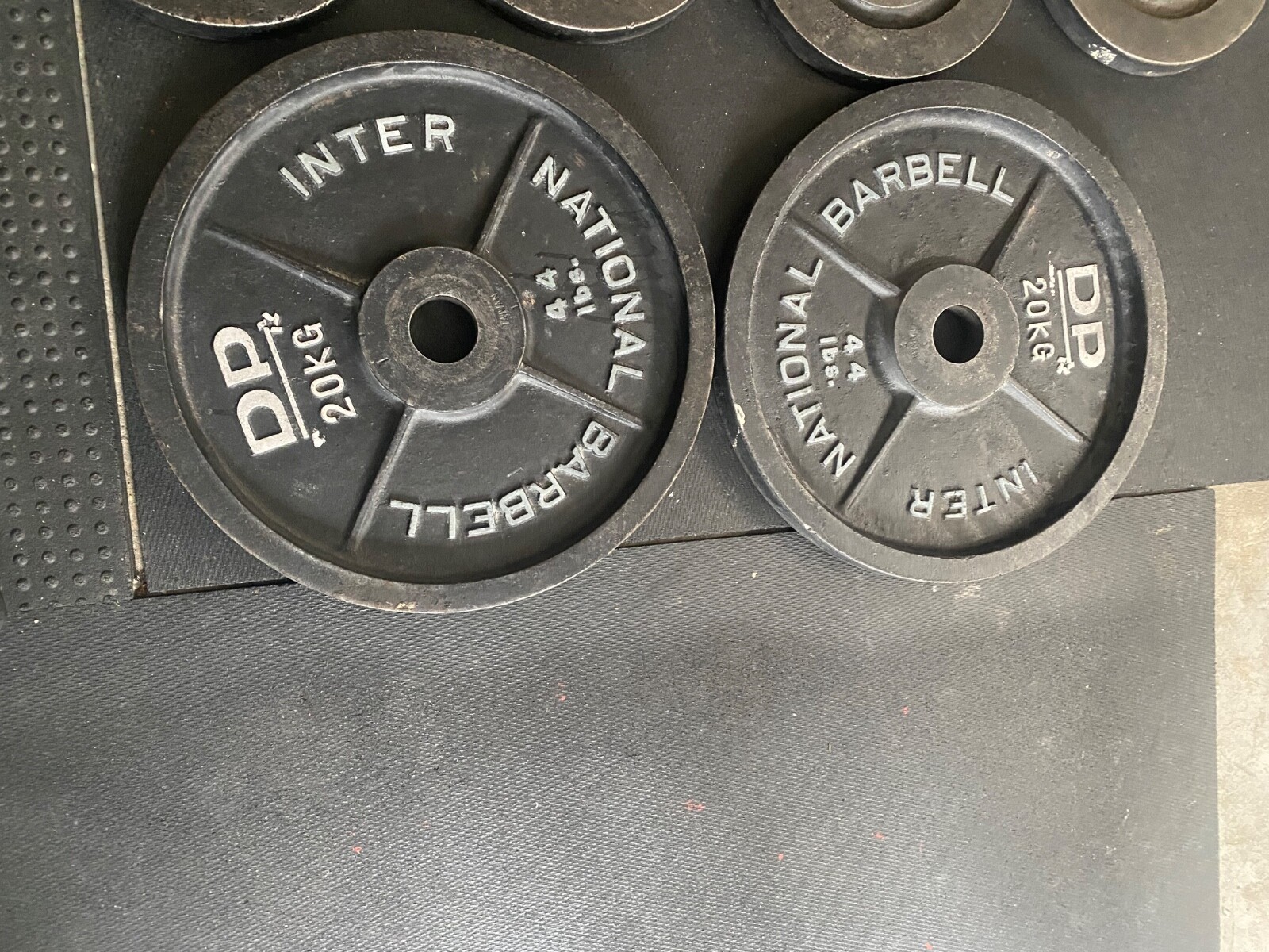 DP vintage weights plates 44lb | eBay