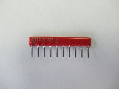 Beckman L10-1C-332 Resistor Network SIP (Package of 10) | eBay