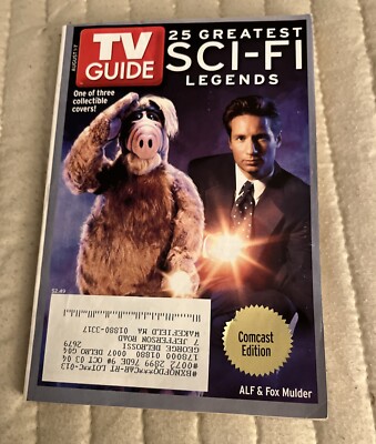 2004 TV GUIDE August 1-7 25 Greatest SCI-FI Legends 1 of 3 Covers Alf ...