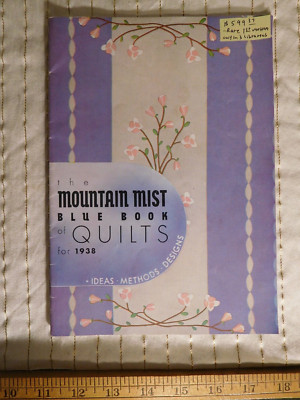 Rare Booklet Mountain Mist Blue Book of Quilting ~ Early Version ...