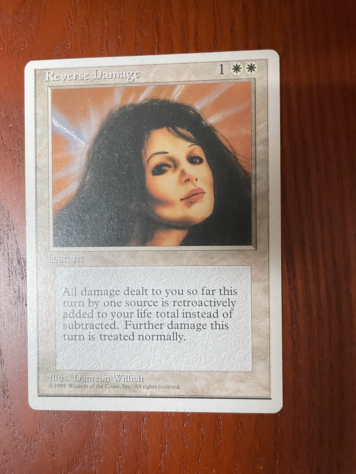 MTG Reverse Damage SINGLE USED EXCELLENT CONDITION SEE PHOTOS | eBay