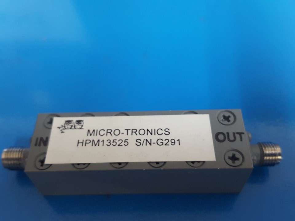 Micro-Tronics HPM13525: SMA High Pass Filter 1.5GHz (G291) | eBay