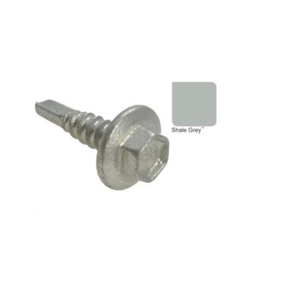 Qty 500 Hex Metal 12g-14 x 20mm SHALE GREY GULL GREY Colorbond Tek ...