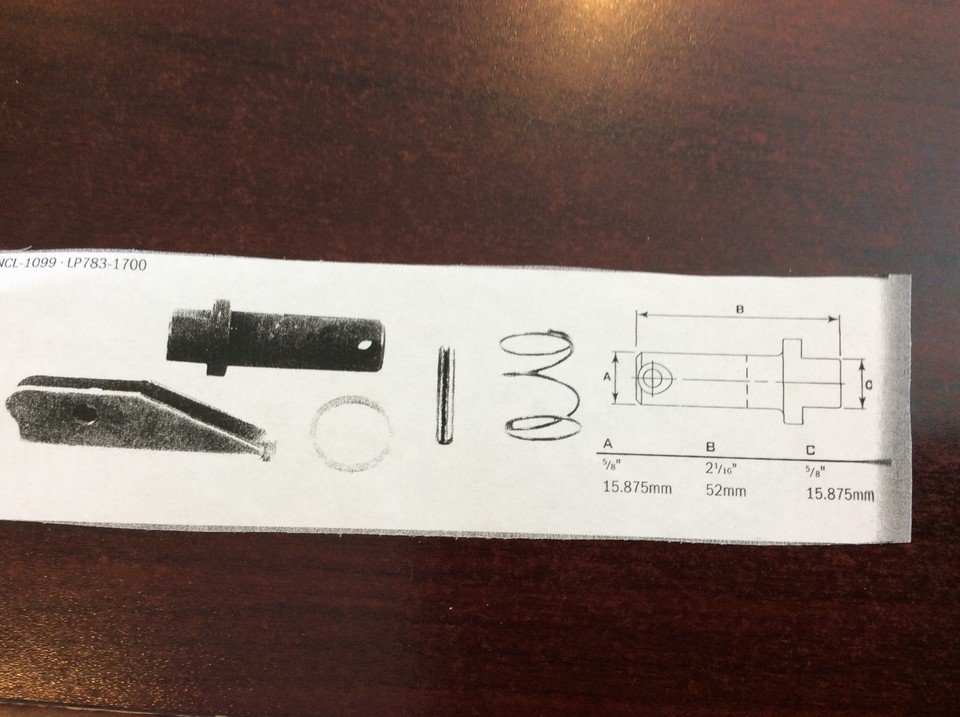 Forklift - Fork Pin Kit Class II forks - Class 2 forks 41825 | eBay